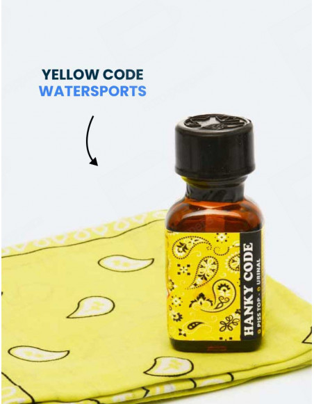 Hanky Code Yellow 24 ml + Bandana auf Euro Poppers Shop